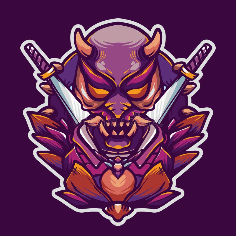 Esport Logo Design with Vector Monster Illustration Stock Vector ...