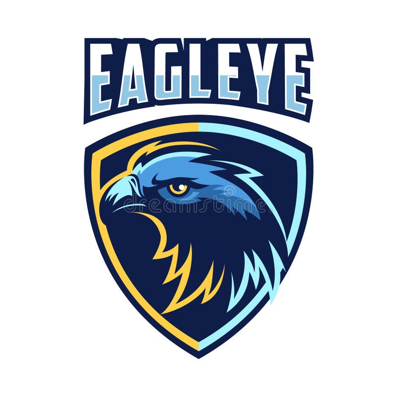 Blue Eagle Head Logo