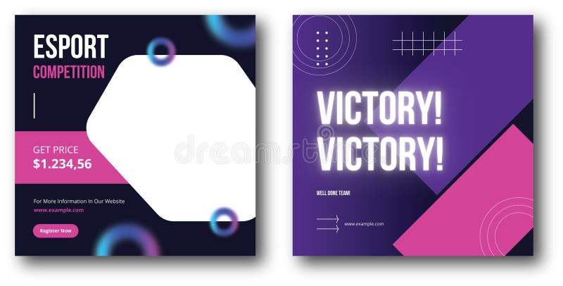 Esports Gaming Social Media Presentation Template Collection Stock ...