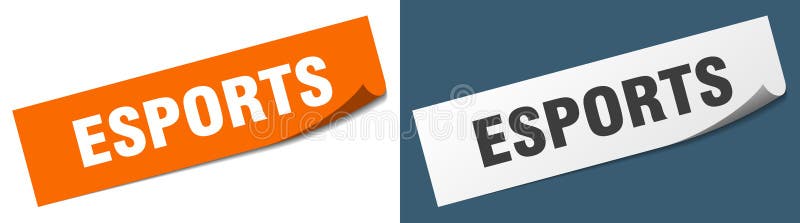Esports Sticker. Esports Sign Set Stock Vector - Illustration of ...