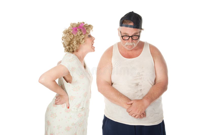 Esposa repugnante foto de archivo. Imagen de hillbilly - 15245560