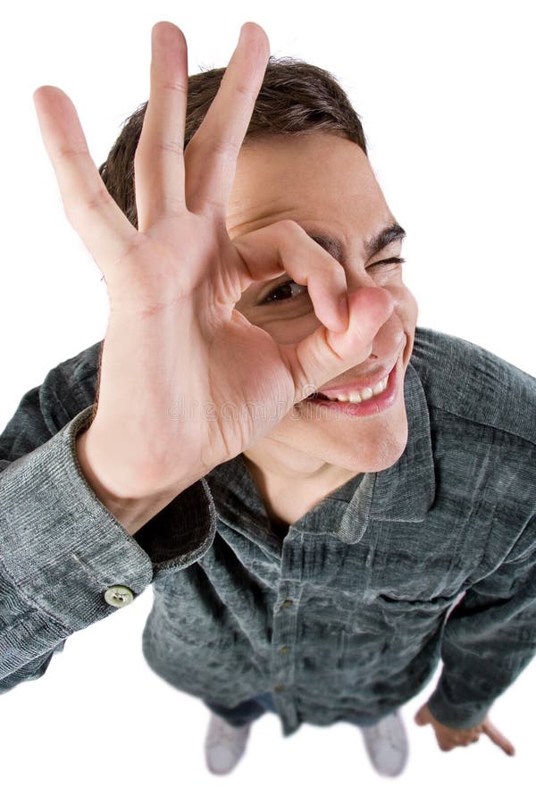 Espreitar dentro imagem de stock. Imagem de menina, boca - 26495997