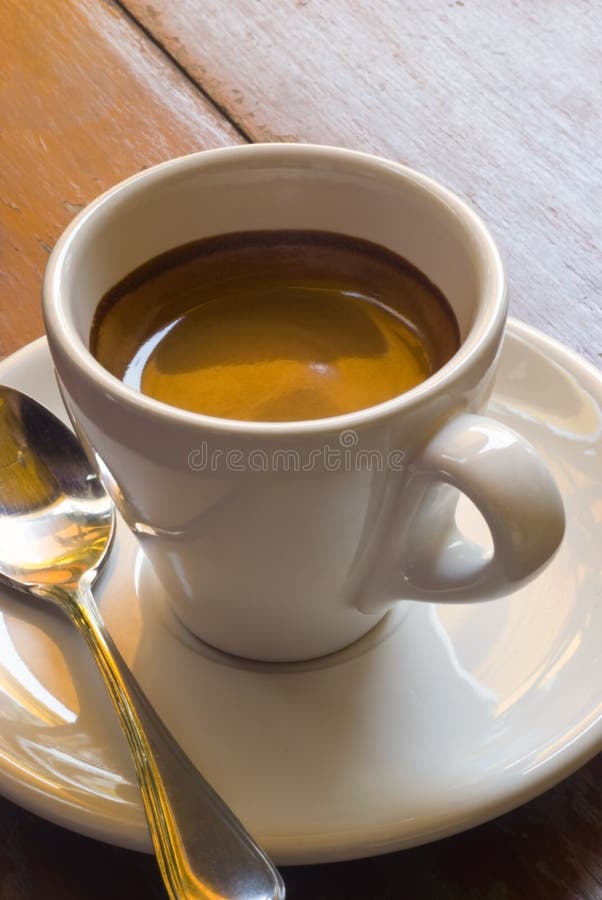 Brewing espresso stock photo. Image of beverage, maker - 16671902