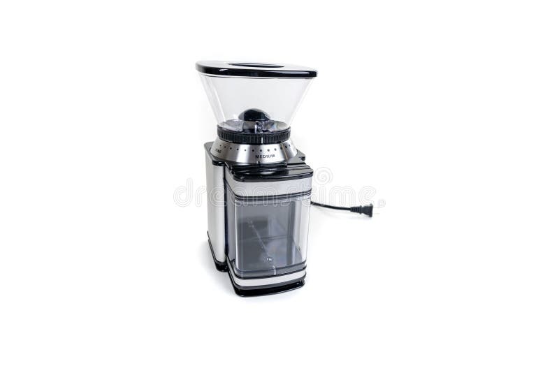 Espresso Bean Coffee Grinder. Brand New and Clean, Front View Over ...