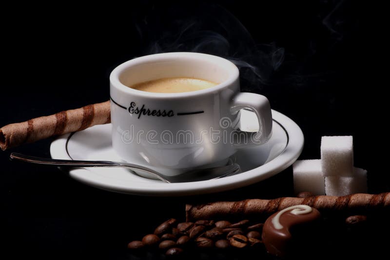 Espresso coffee break stock photo. Image of morning, break - 4052762