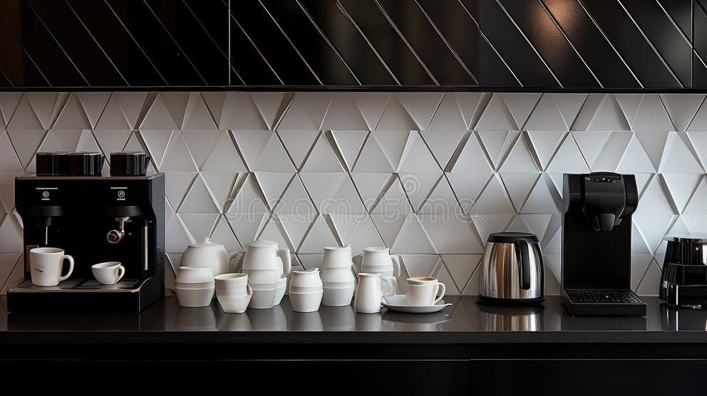 Espresso coffee kitchen stock illustration. Illustration of aroma ...