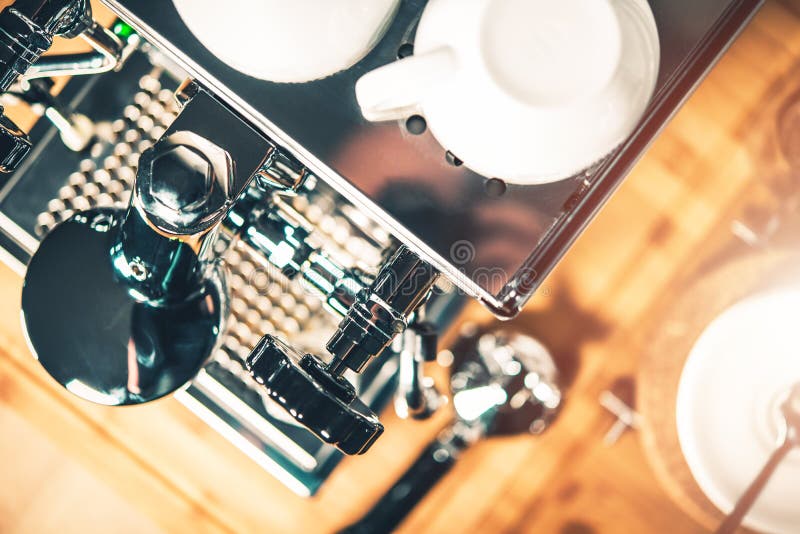 Espresso Coffee Maker stock image. Image of grinder, espresso - 91028265