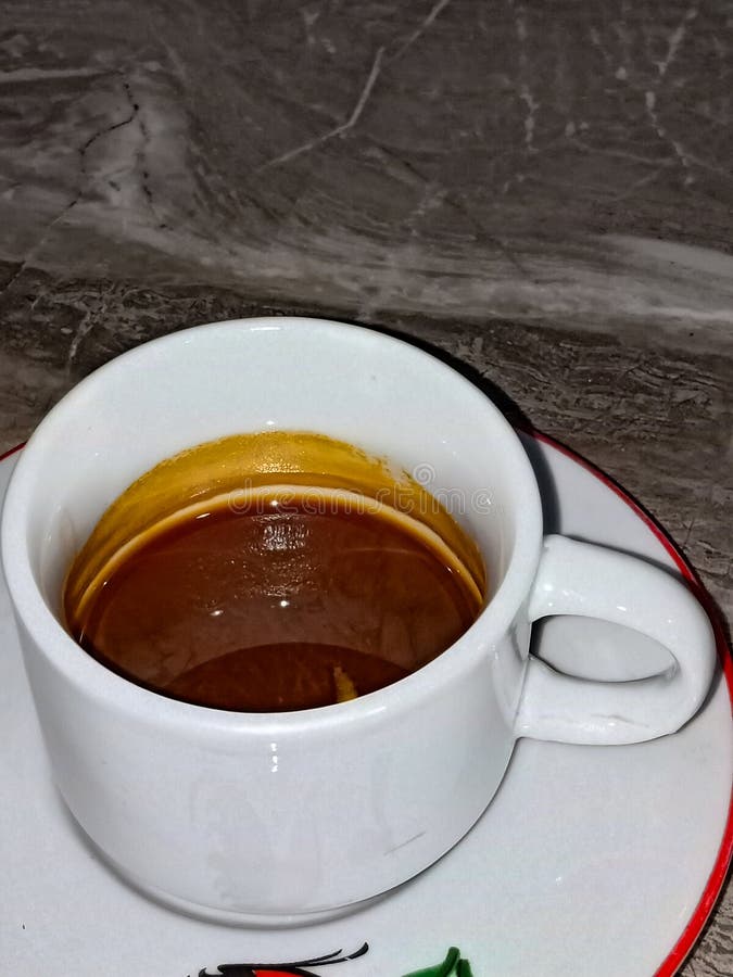 A Warm Cup of Espresso at Night Stock Image - Image of barista, fresh ...