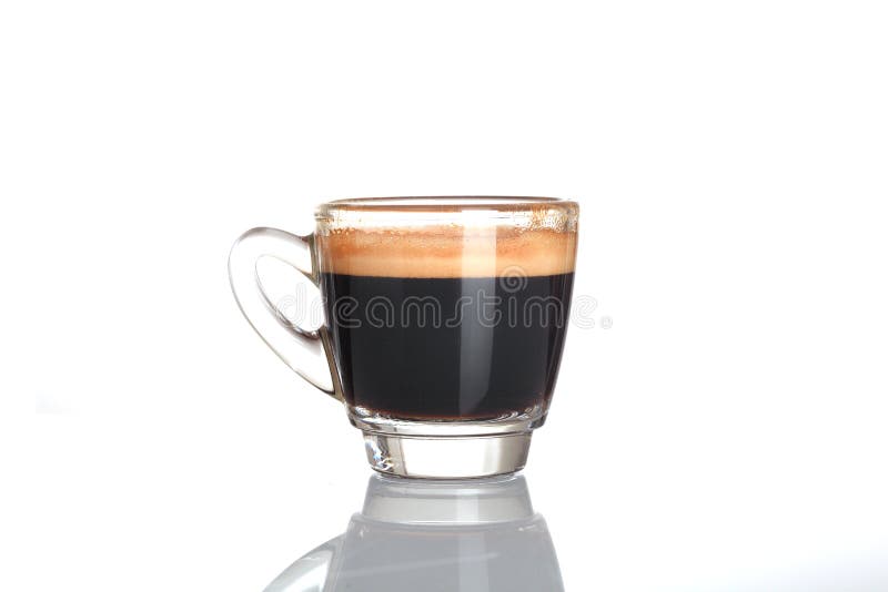 Two shots of espresso stock photo. Image of maker, double - 14057440