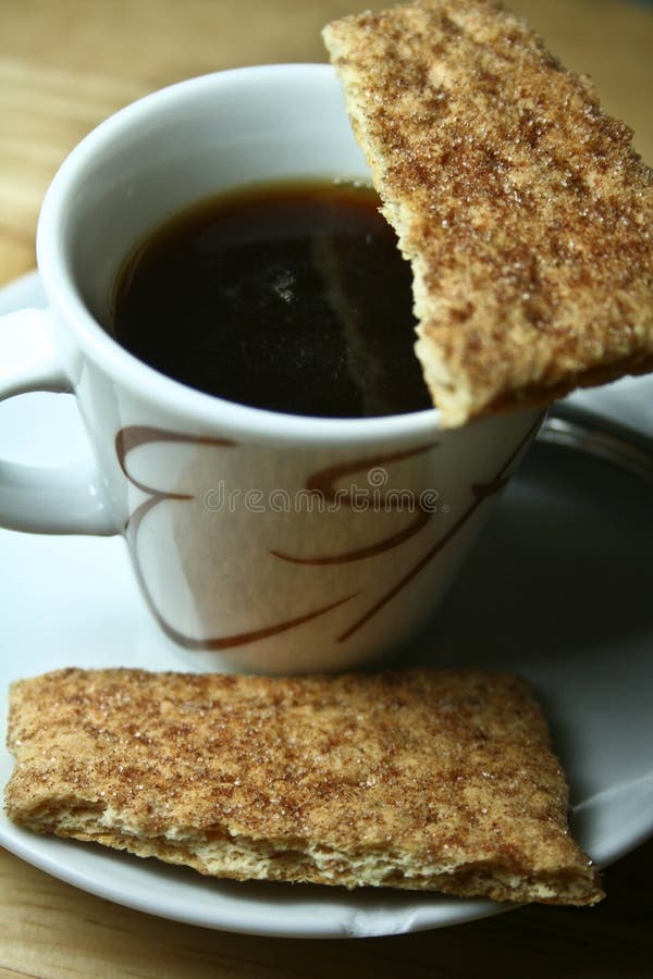 Espresso and Graham Crackers Stock Image - Image of liquid, crackers ...