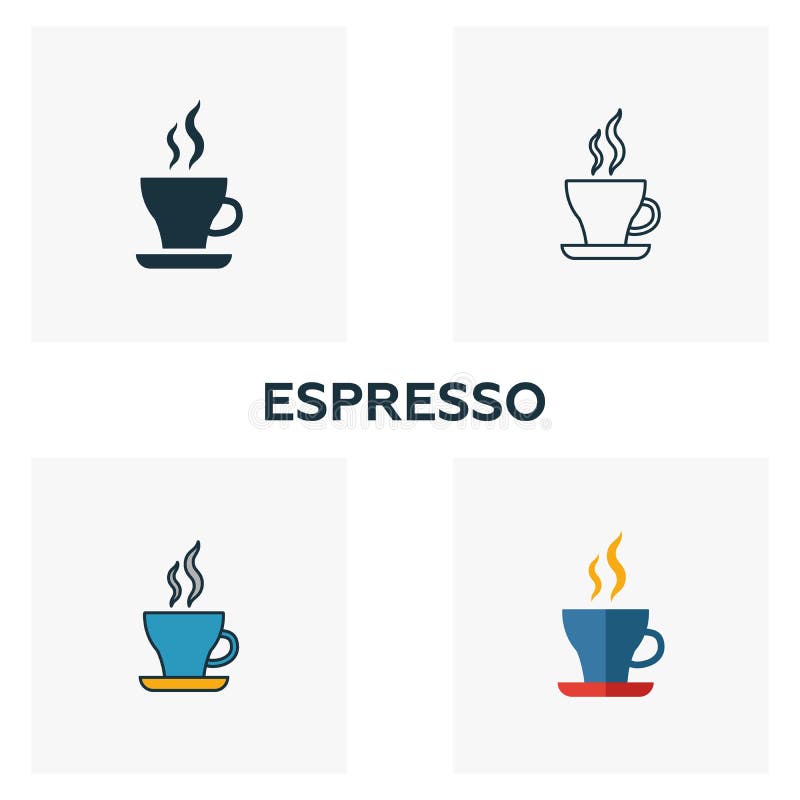 Espresso Icon. Thin Line Symbol Design from Coffe Shop Icon Collection ...