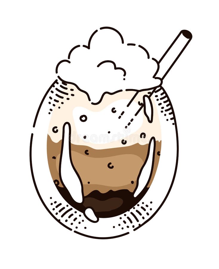 Caramel Macchiato Stock Illustrations – 399 Caramel Macchiato Stock ...