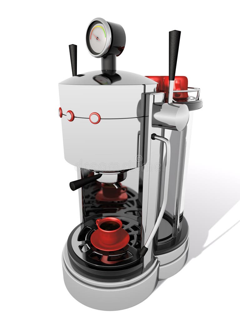 Metal Espresso Machine Stock Illustrations – 6,356 Metal Espresso ...