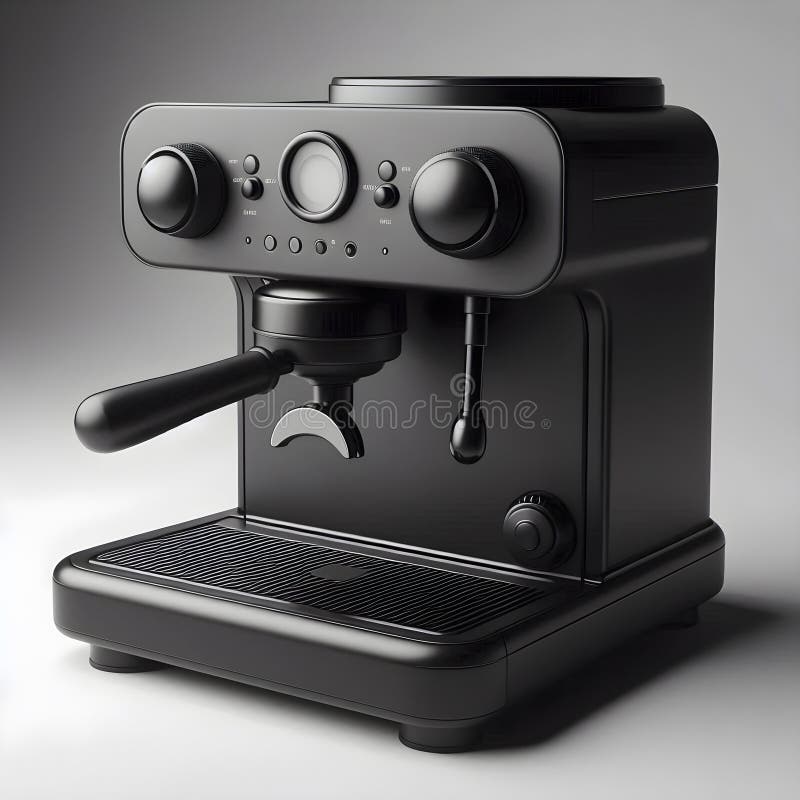Espresso Machine, Ai Generated Image Stock Illustration - Illustration ...