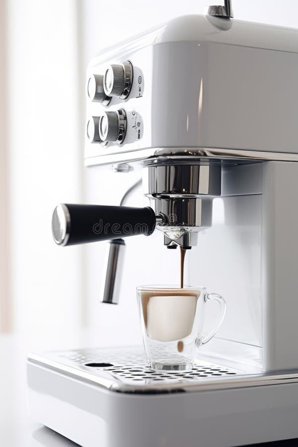 An Espresso Machine Brewing a Fresh Cup of Coffee. Perfect for Coffee ...