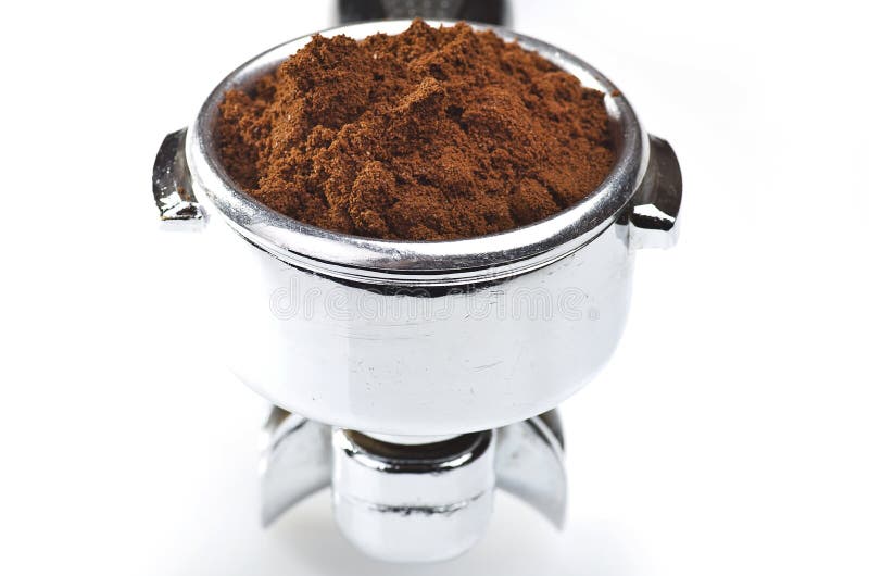 An Espresso Machine Group Head Stock Photo - Image of machine, coffee ...