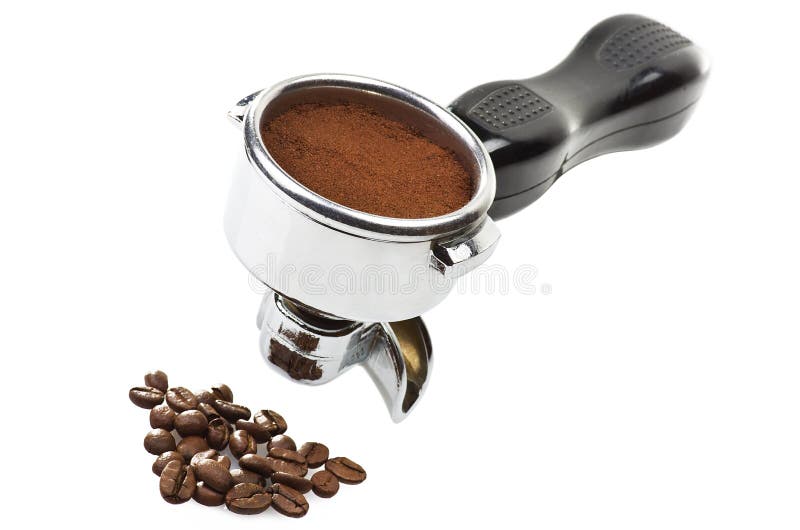 Espresso Machine Group Head Stock Photo - Image of strong, beans: 31367216