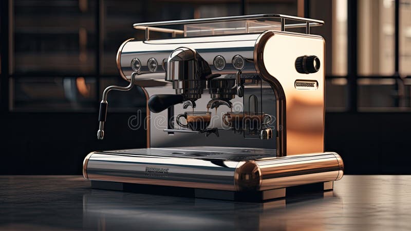 An Espresso Machine in a Modern Kitchen Setting, Capturing Its ...