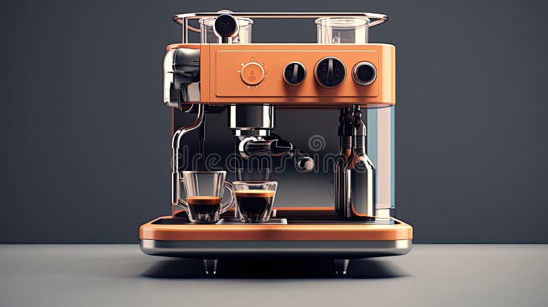 An Espresso Machine in a Modern Kitchen Setting, Capturing Its ...
