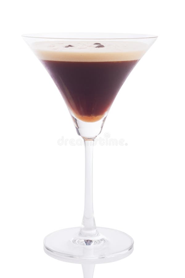 Espresso martini cocktail stock photo. Image of dark - 39414892