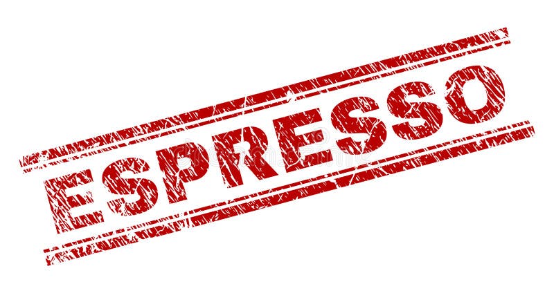 Grunge Textured ESPRESSO Stamp Seal Stock Vector - Illustration of ...