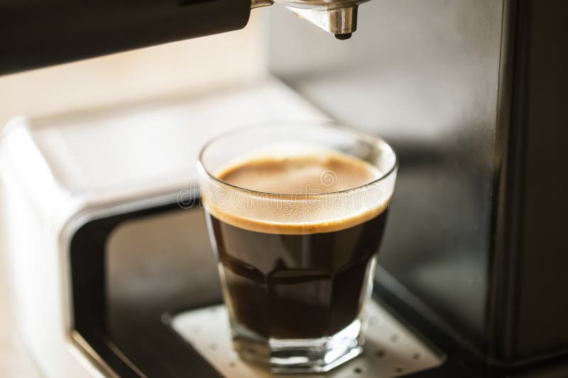 Espresso shot stock image. Image of home, coffee, kitchen - 270972877