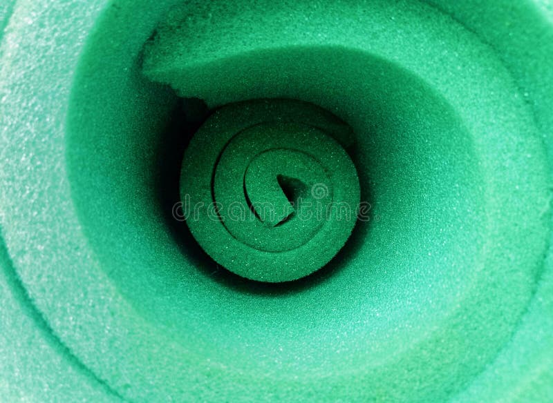 Espuma De Esponja Verde De Textura Abstracta De Fondo Enrollada Foto de ...