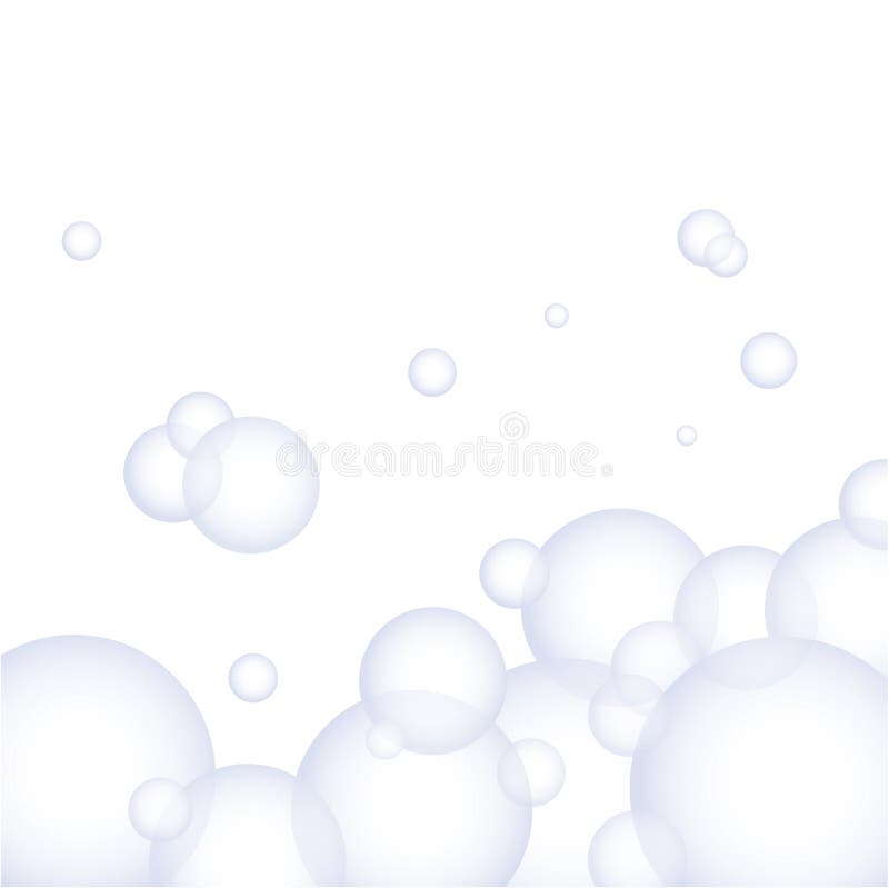 Espuma del vector ilustración del vector. Ilustración de esfera - 7262014