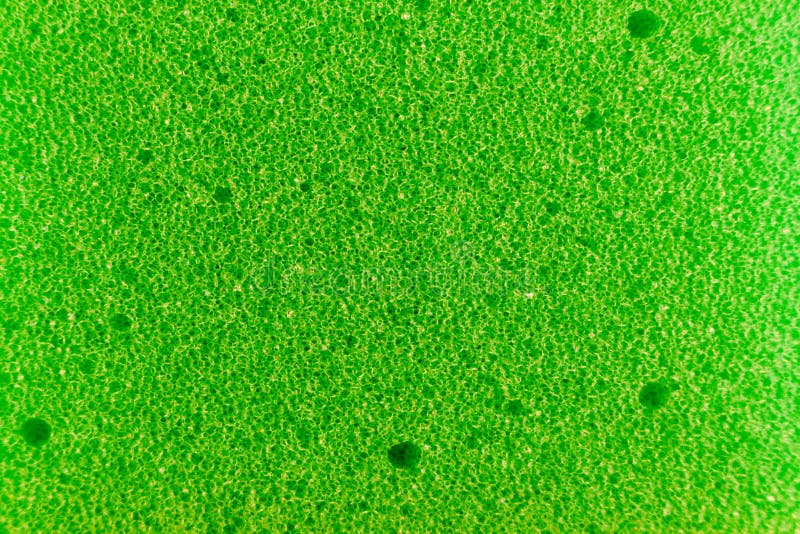 Espuma Verde Hecha De Material De Microfibra Textura, Fondo En Aumento ...