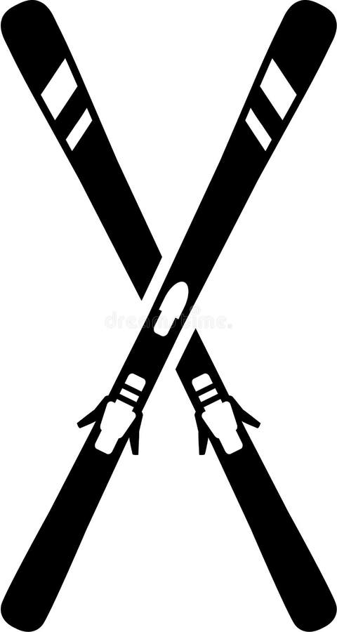 Esquí De La Montaña De La Letra S Ilustración del Vector - Ilustración ...