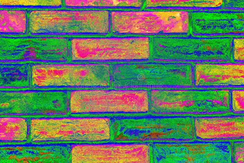 Esquema Colorido De Cores Modificado Com Brickwork Abstract Colorido ...