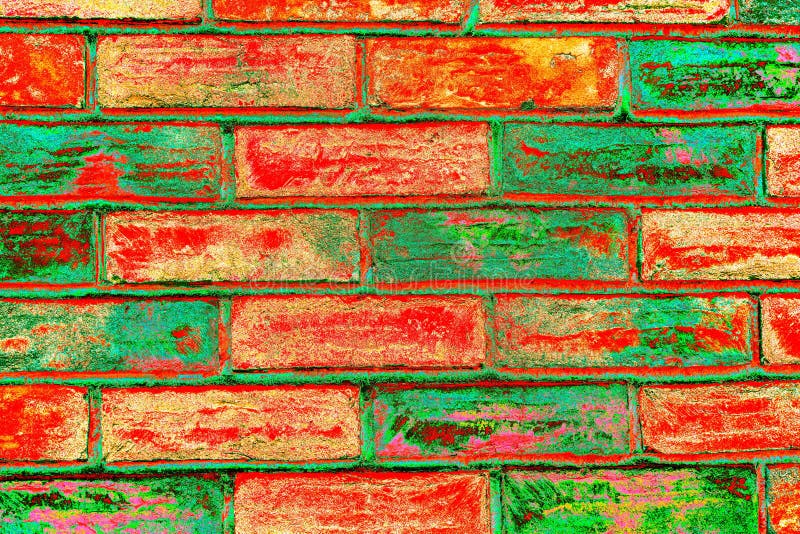 Esquema Colorido De Cores Modificado Com Brickwork Abstract Colorido ...