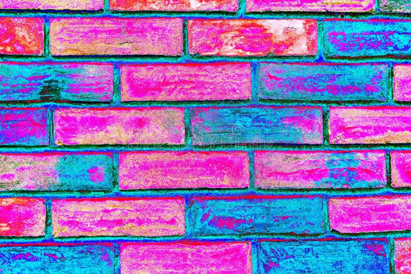 Esquema Colorido De Cores Modificado Com Brickwork Abstract Colorido ...