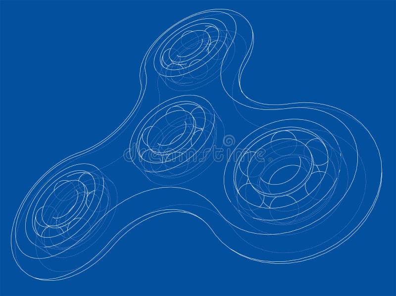 Esquema Del Hilandero De La Mano Vector Ilustración del Vector ...