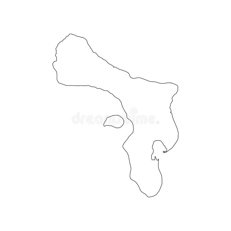 Mapa de Bonaire ilustración del vector. Ilustración de isla - 90098544