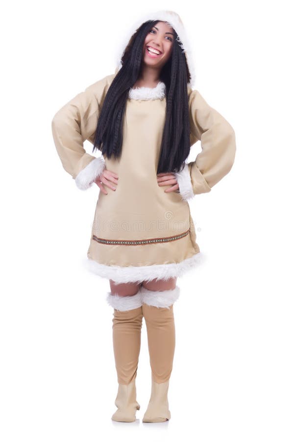 Esquimal de la mujer imagen de archivo. Imagen de persona - 42393677