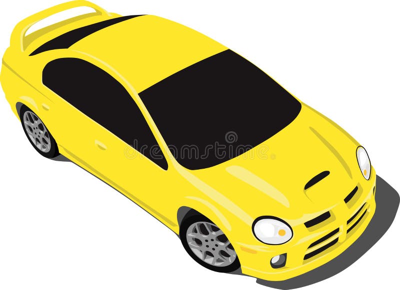 Esquive SRT-4 ilustración del vector. Ilustración de historieta - 8952957