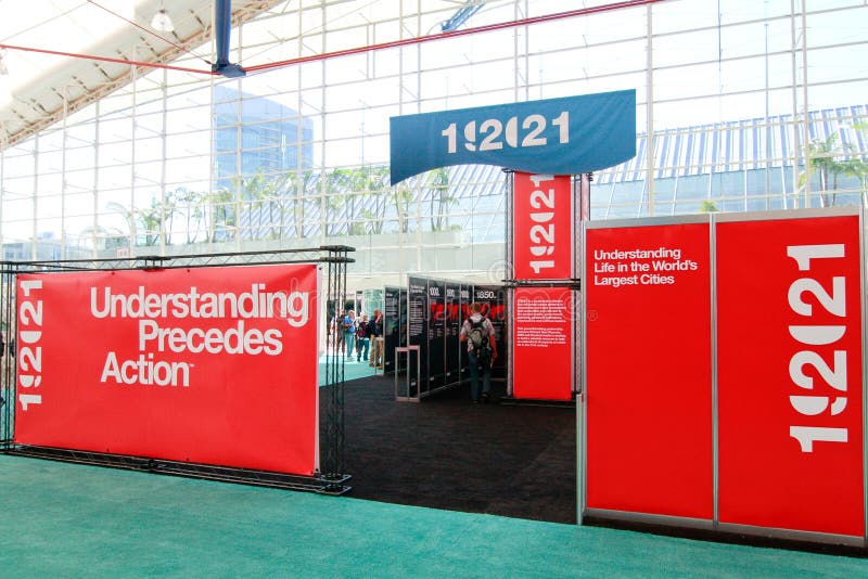 ESRI Booth for GIS in Relief Efforts Editorial Photo - Image of systems ...