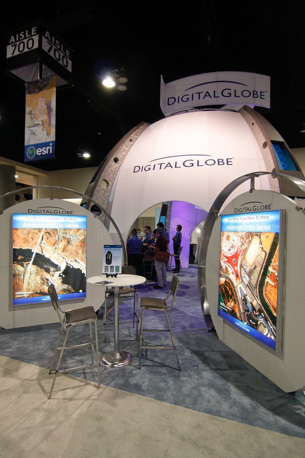 ESRI User Conference - Vendor on Trade Floor Editorial Photography ...