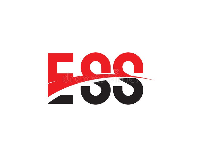 ESS Letter Initial Logo Design Vector Illustration Stock Vector ...