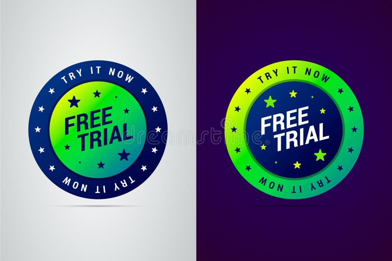 Insignes D'essai Gratuit 14, 30, 60 Et 90 Autocollants De Jour ...