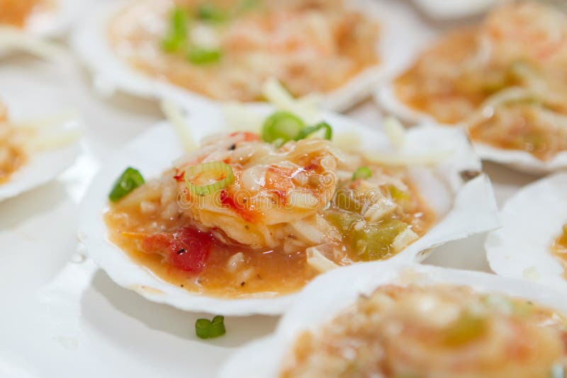 Essbare Meerestiere Jamabalaya Stockbild - Bild von eleganz, fische ...