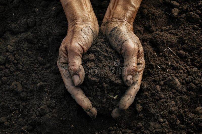 The Essence of Agriculture: Human Hands Tenderly Interacting with the ... The Essence of Agriculture: Human Hands Tenderly Interacting with the ...