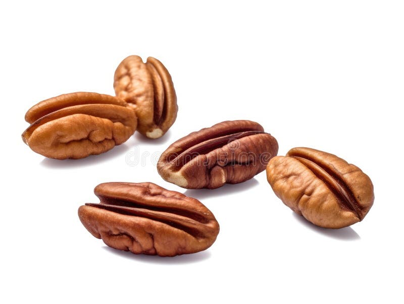 The Essence of Autumn: Pecan Nuts, a Harvest of Flavor, Isolated on ...