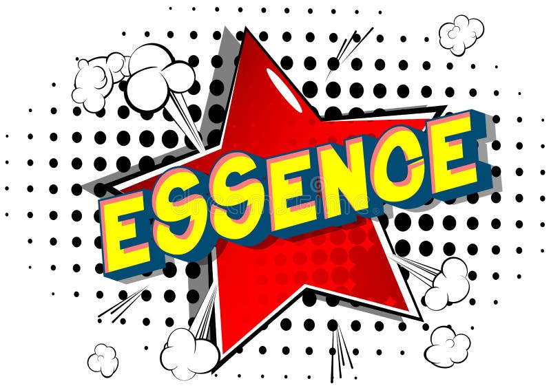 Essence - Comic Book Style Words. Stock Vector - Illustration of card ...