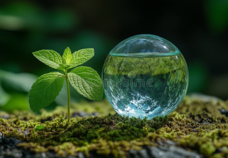 The Essence of the Environment is Embodied by a Crystal Globe and a ...