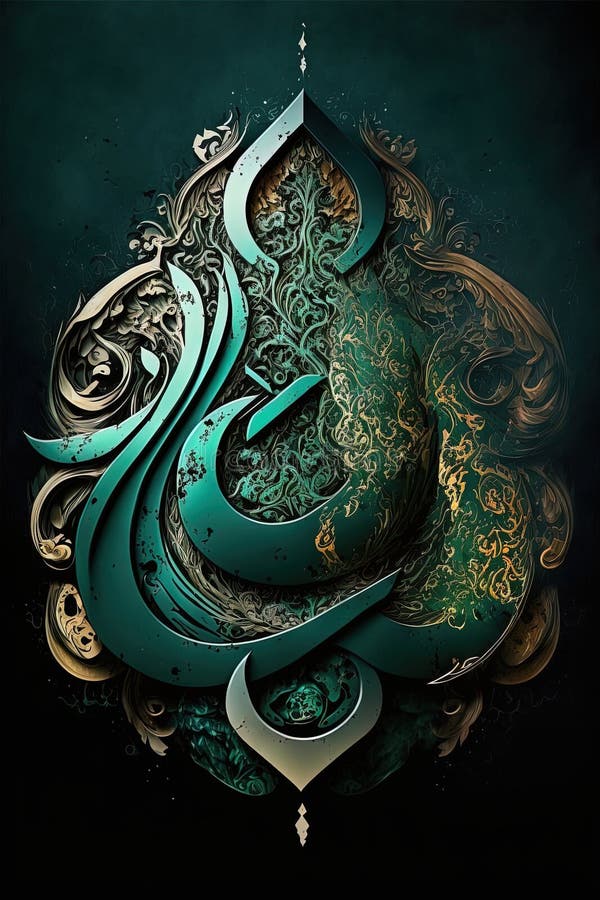 The Essence of Eternity: AI-Generated Surreal Forest with 3D Arabic ...