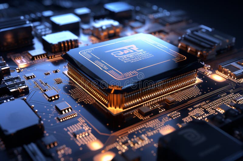 The Essence of a Highly Advanced Processor Chip, a Testament To the ...