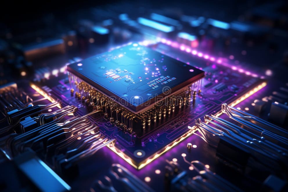 The Essence of a Highly Advanced Processor Chip, a Testament To the ...