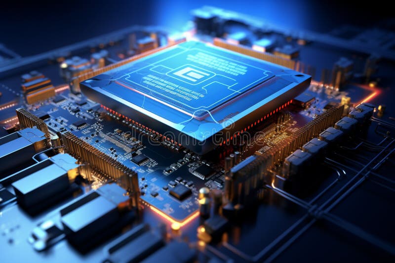 The Essence of a Highly Advanced Processor Chip, a Testament To the ...